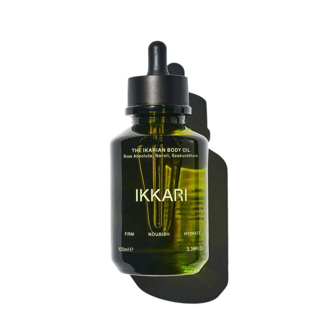 The Ikarian Body Oil 100ml Rose Absolute, Neroli, Seabuckthorn – IKKARI